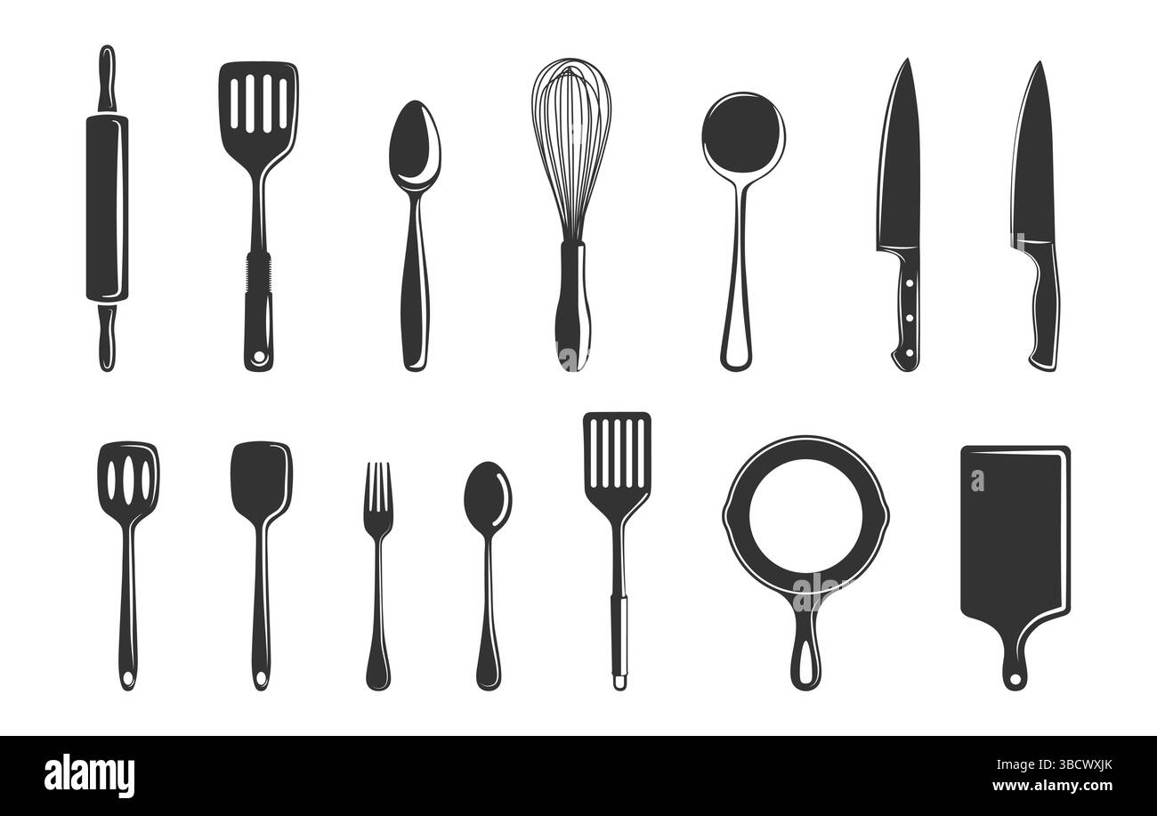 Kitchen Utensils Svg, Kitchen Tools Svg, Kitchen Set Svg, Cooking Tools ...