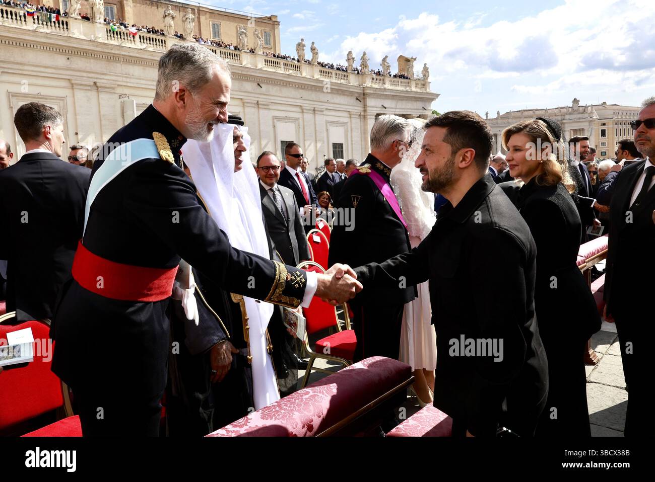 King Felipe VI of Spain, Queen Letizia of Spain, Volodímir Zelenski ...