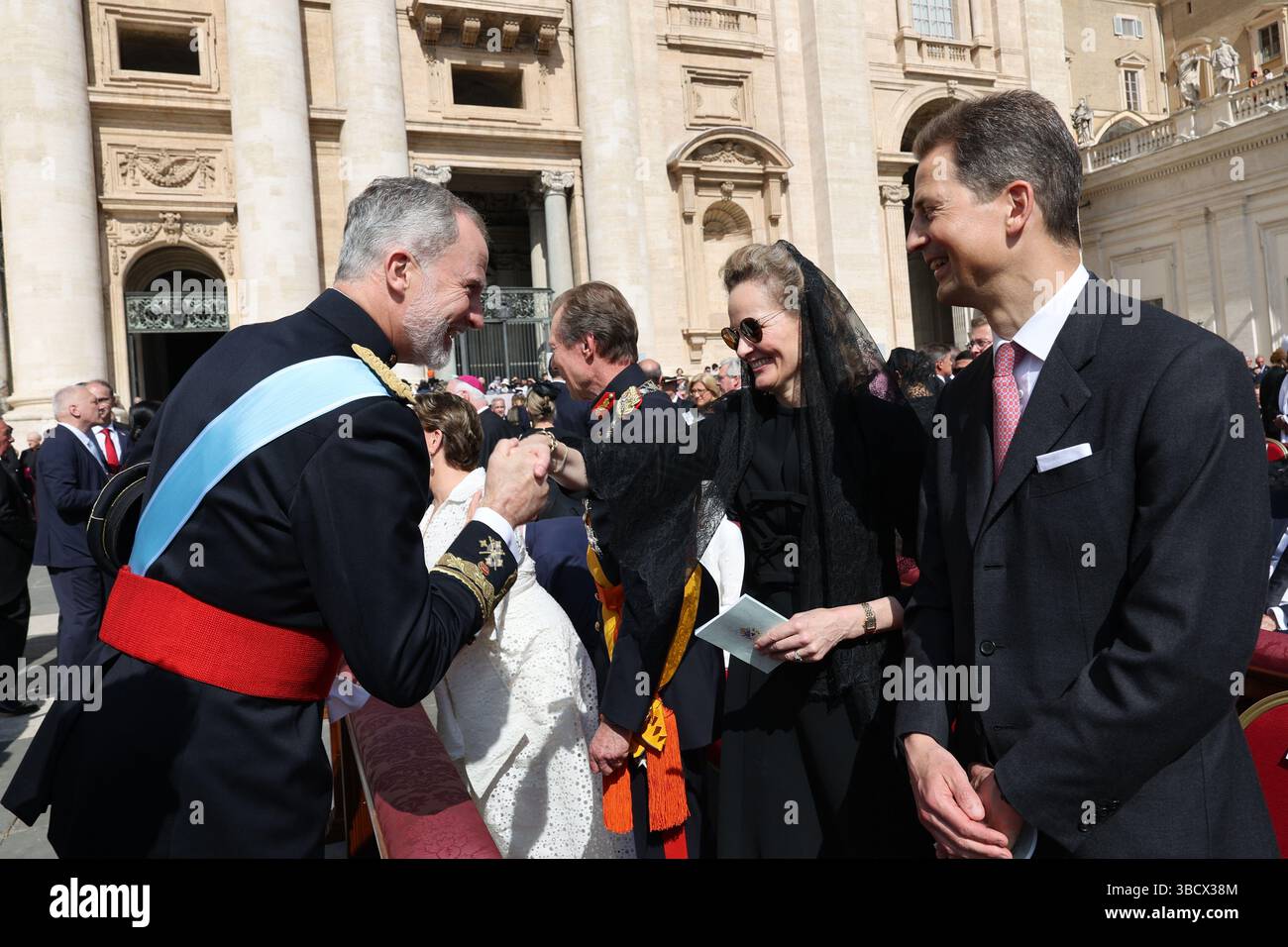 King Felipe VI of Spain, Queen Letizia of Spain during the Inauguration ...