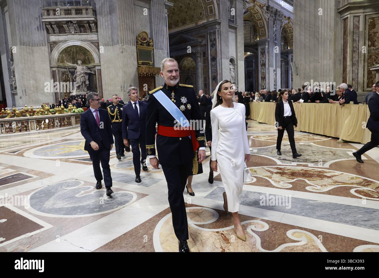 King Felipe VI of Spain, Queen Letizia of Spain attends a meeting with ...