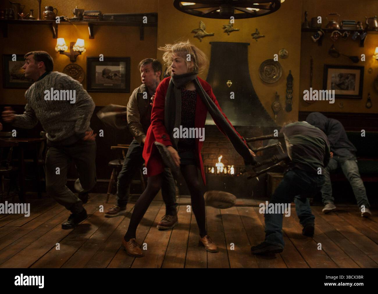 Rosamund Pike (center) stars as Sam in Edgar Wright's THE WORLD'S END ...