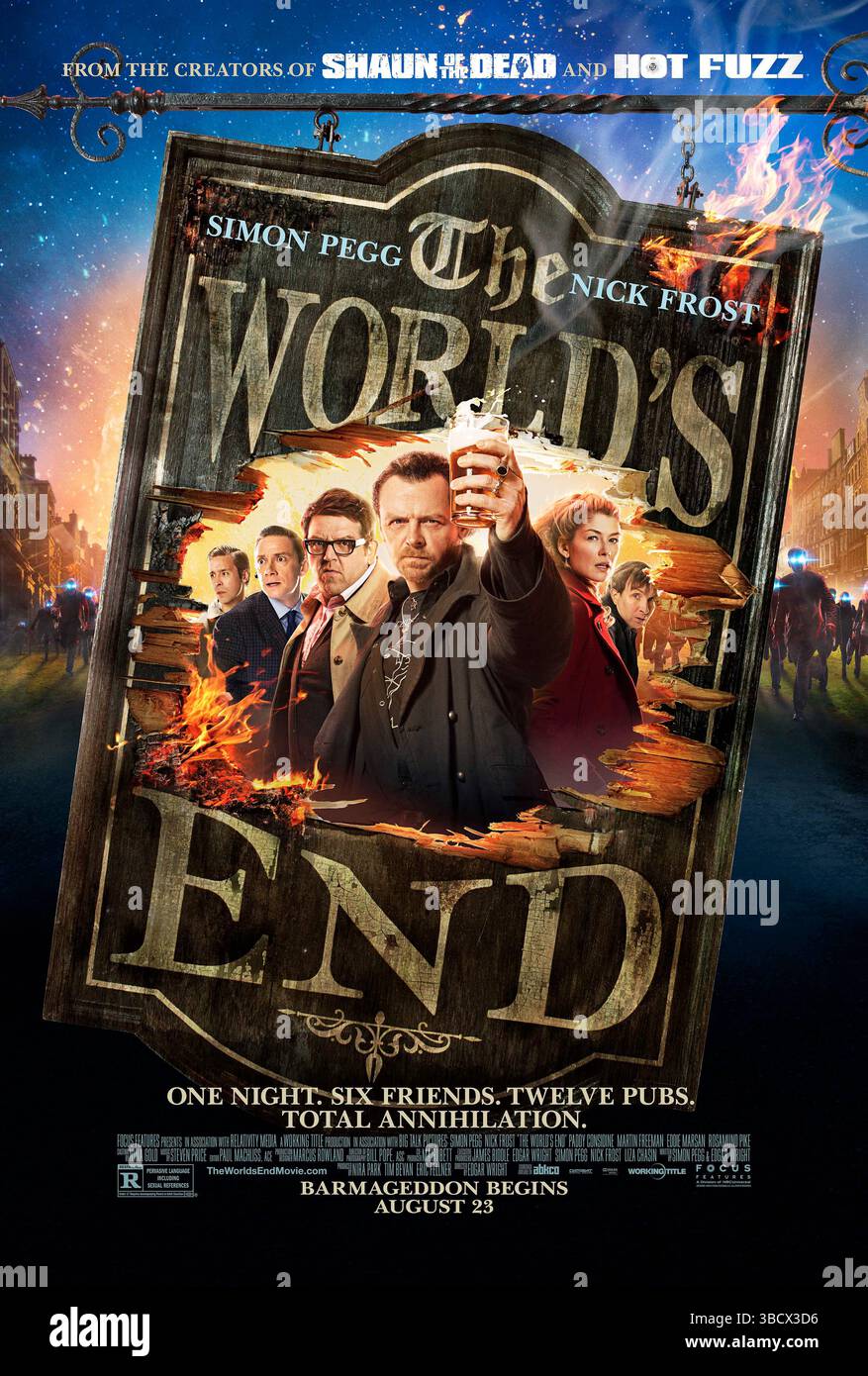 Simon Pegg stars as Gary King in Edgar Wright's new comedy THE WORLD'S ...