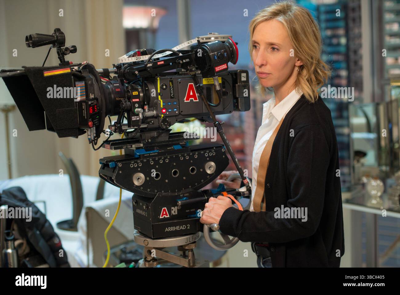 Director SAM TAYLOR-JOHNSON on the set of "Fifty Shades of Grey", 2015 ...