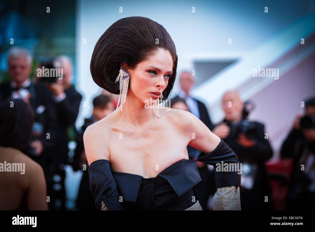 Cannes, France. 21st May, 2025. Coco Rocha seen on the Red Carpet for ...