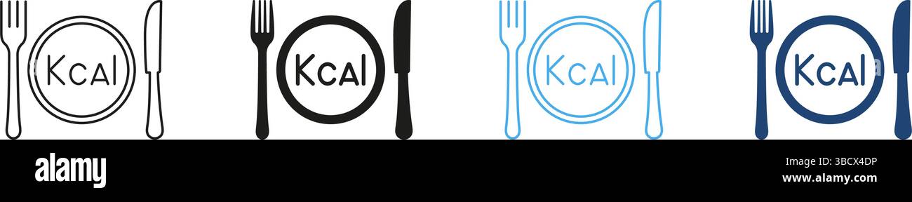 Plate With And Cutlery, Calorie Count Concept. Diet And Nutritional ...