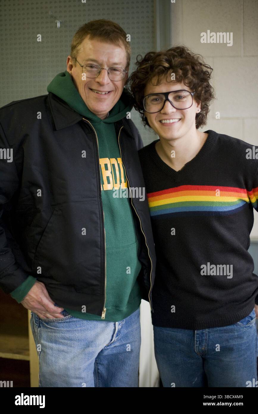 Real-life gay rights activist Cleve Jones (left) and his on-screen ...