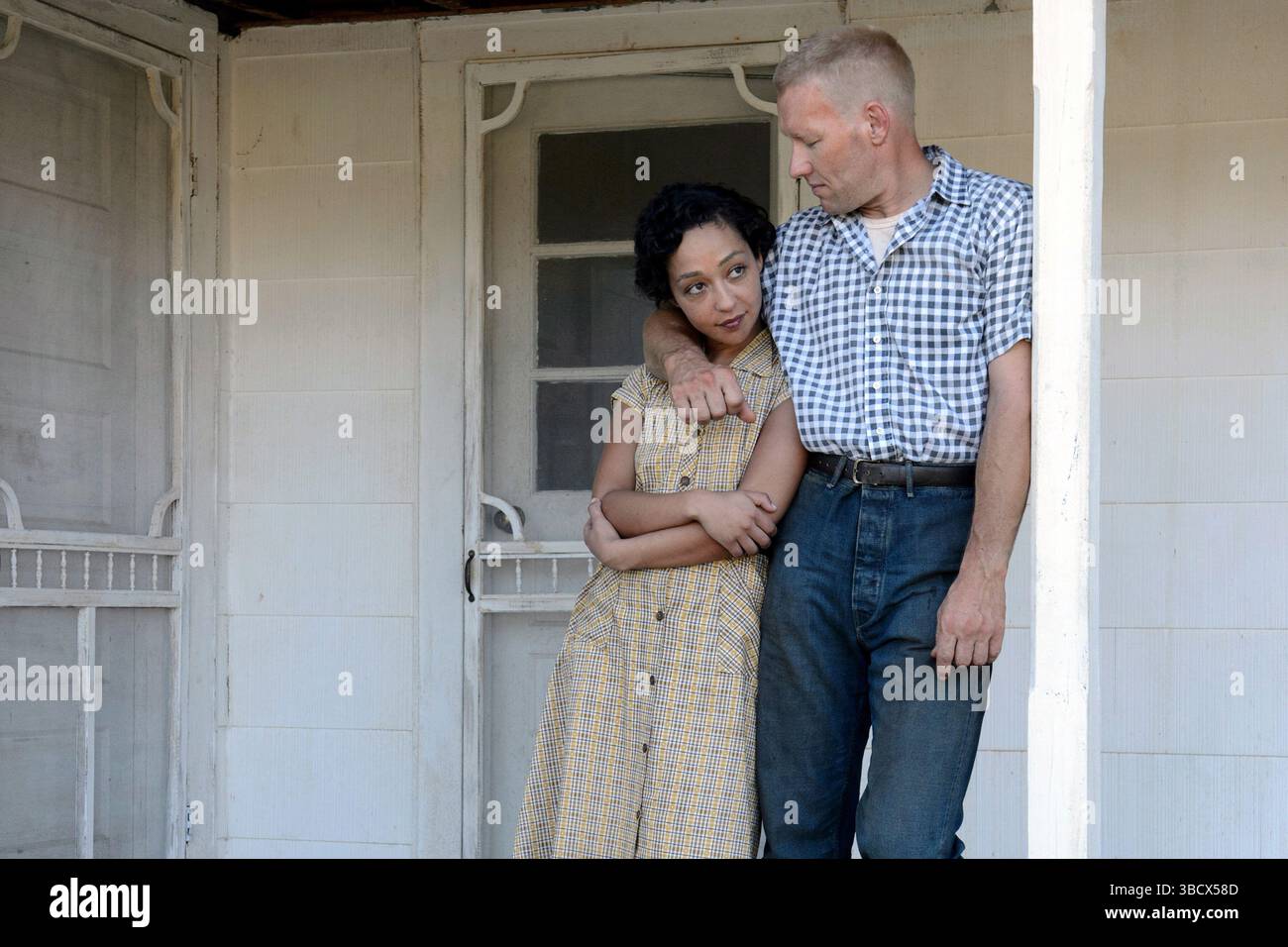 Ruth Negga (left) stars as Mildred and Joel Edgerton (right) stars as ...