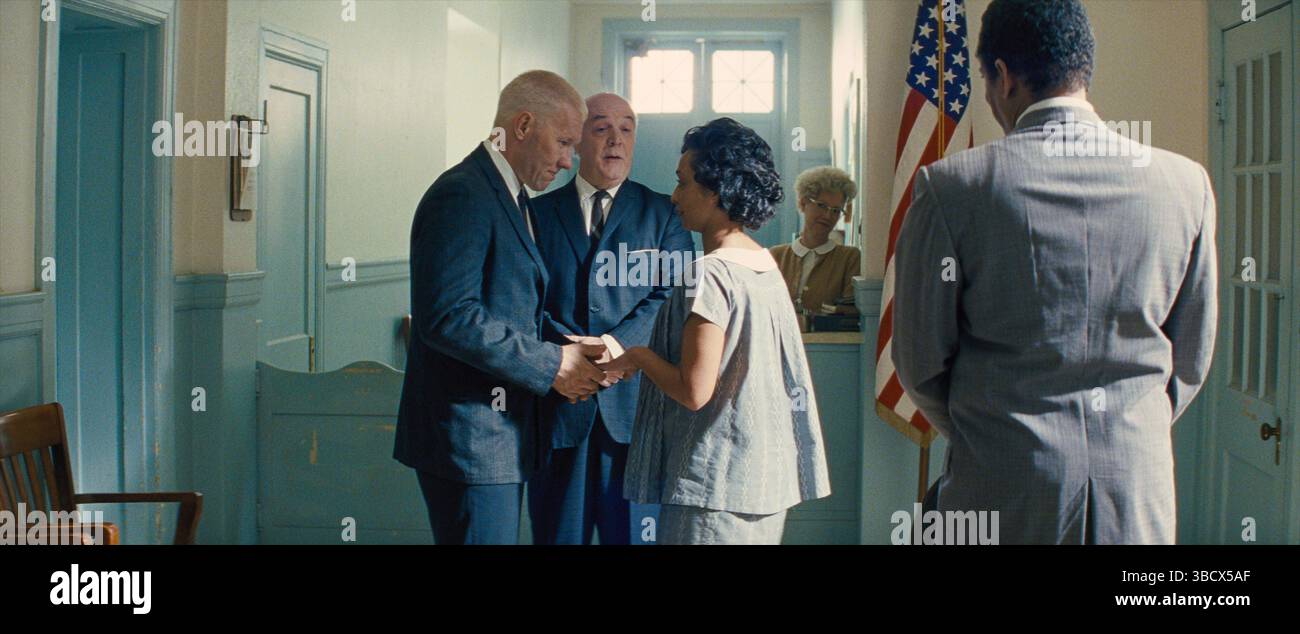Joel Edgerton (left) stars as Richard and Ruth Negga (right) stars as ...