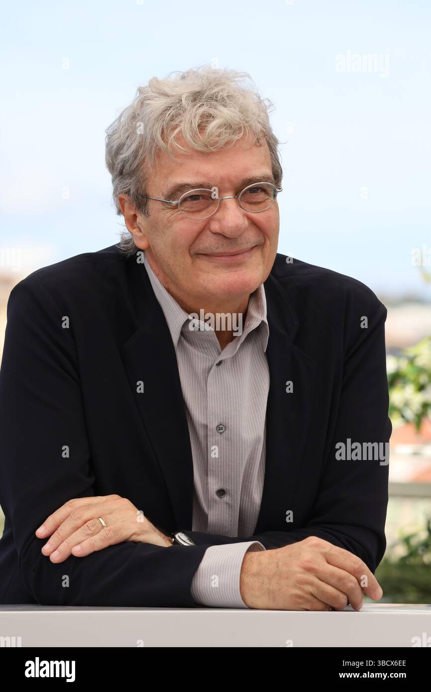 Cannes, France. 21st May, 2025. Mario Martone at the Fuori film photo ...