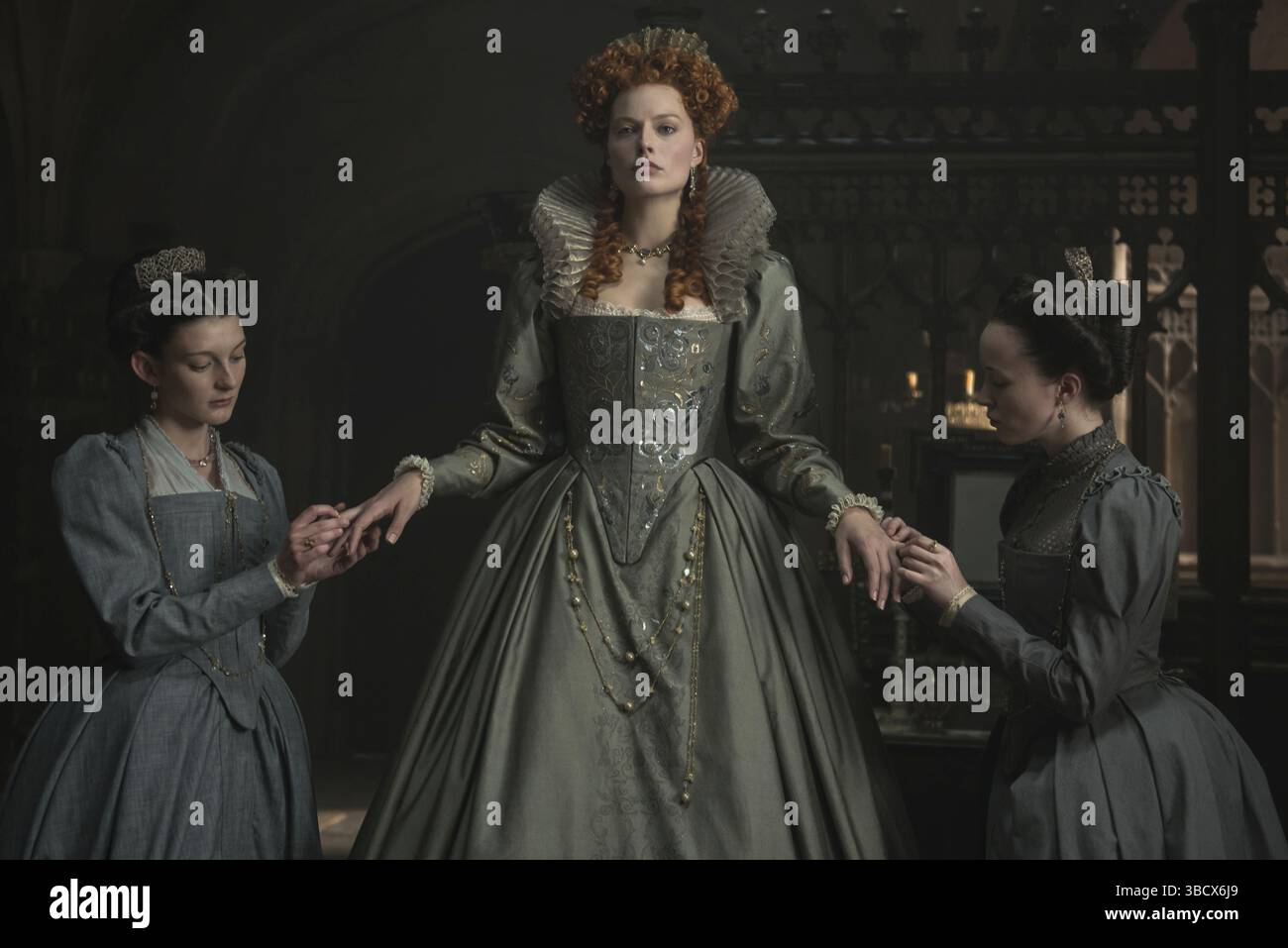 Grace Molony, Margot Robbie, Georgia Burnell, "Mary Queen of Scots ...