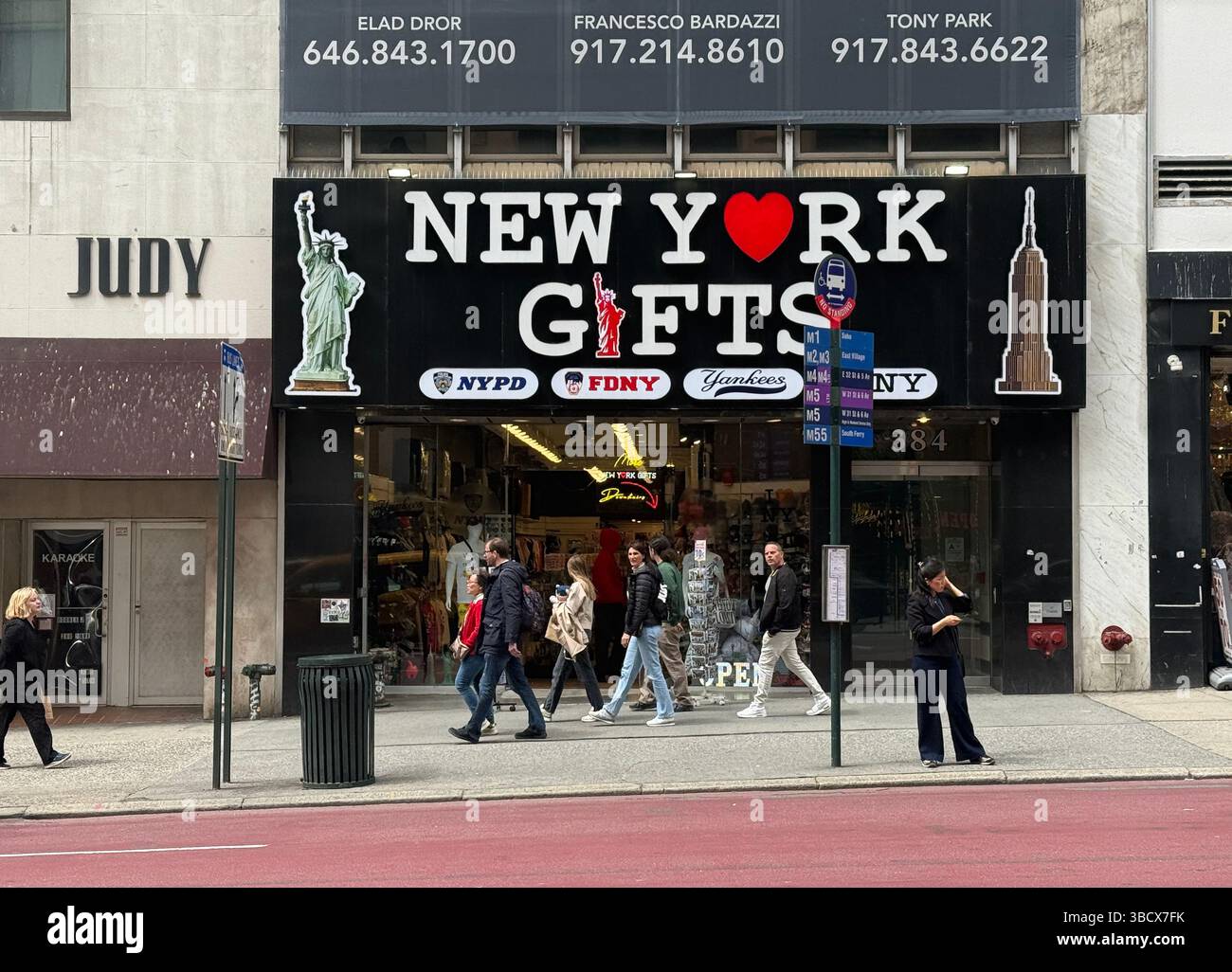 New York Gifts and souvenir shop on 5th Avenue in Manhattan, New York ...