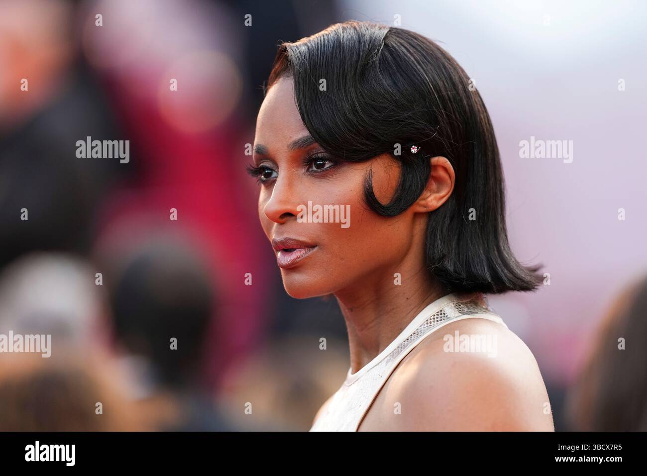 Ciara poses for photographers upon arrival at the premiere of the film ...