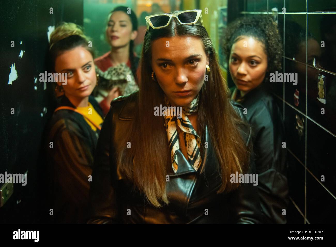 (l-r.) Rebecca Harrod stars as Ashley, Jessie Mei Li as Lara, Synnøve ...