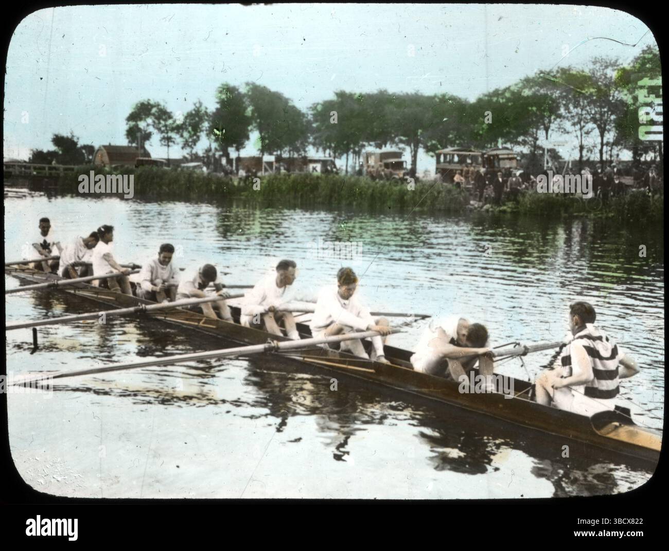 Canadian rowing team during the 1928 Summer Olympics in Amsterdam ...
