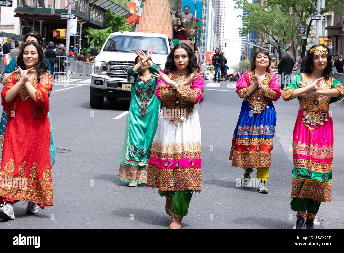 The annual Persian Parade along Madison Avenue in Manhattan, New York ...