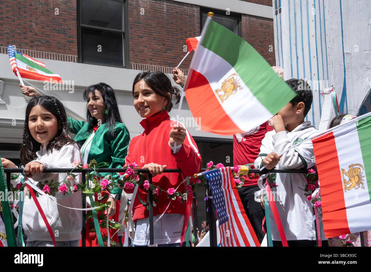 The annual Persian Parade along Madison Avenue in Manhattan, New York ...