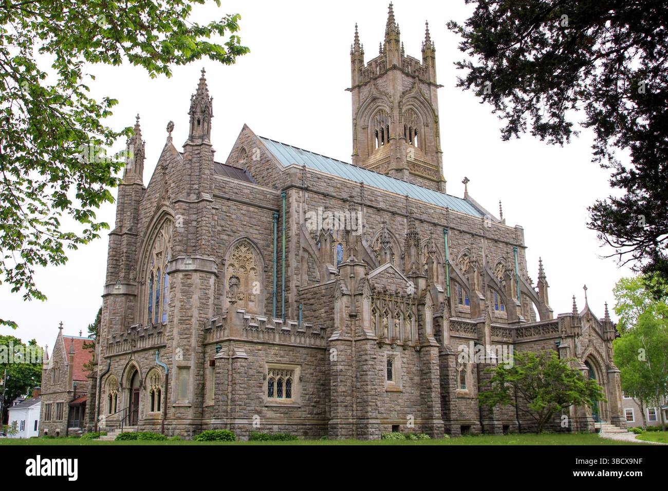 Majestic gothic spires tower hi-res stock photography and images - Alamy