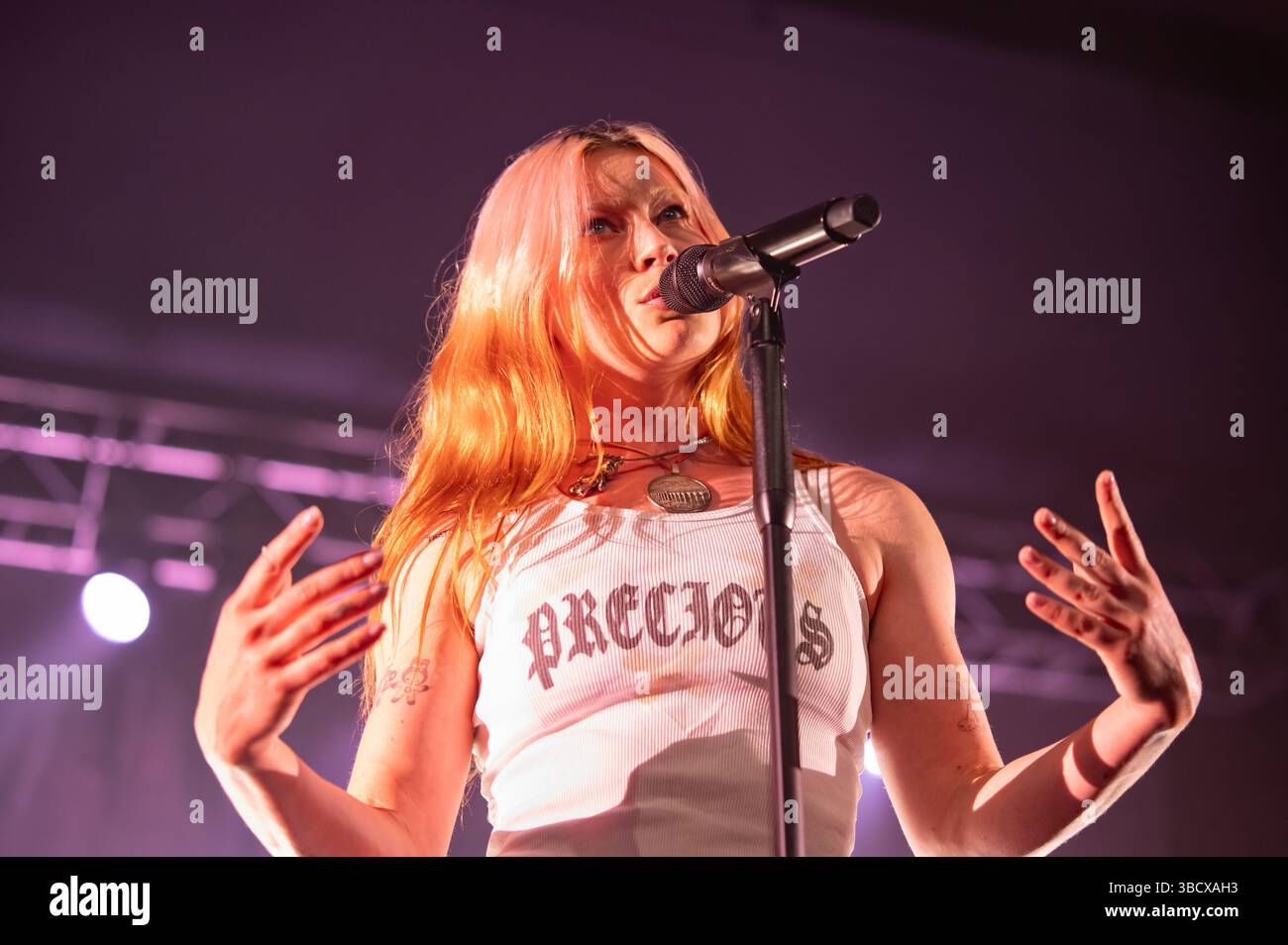 Birmingham, England. 21st May 2025. Fast rising rock outfit Wet Leg ...