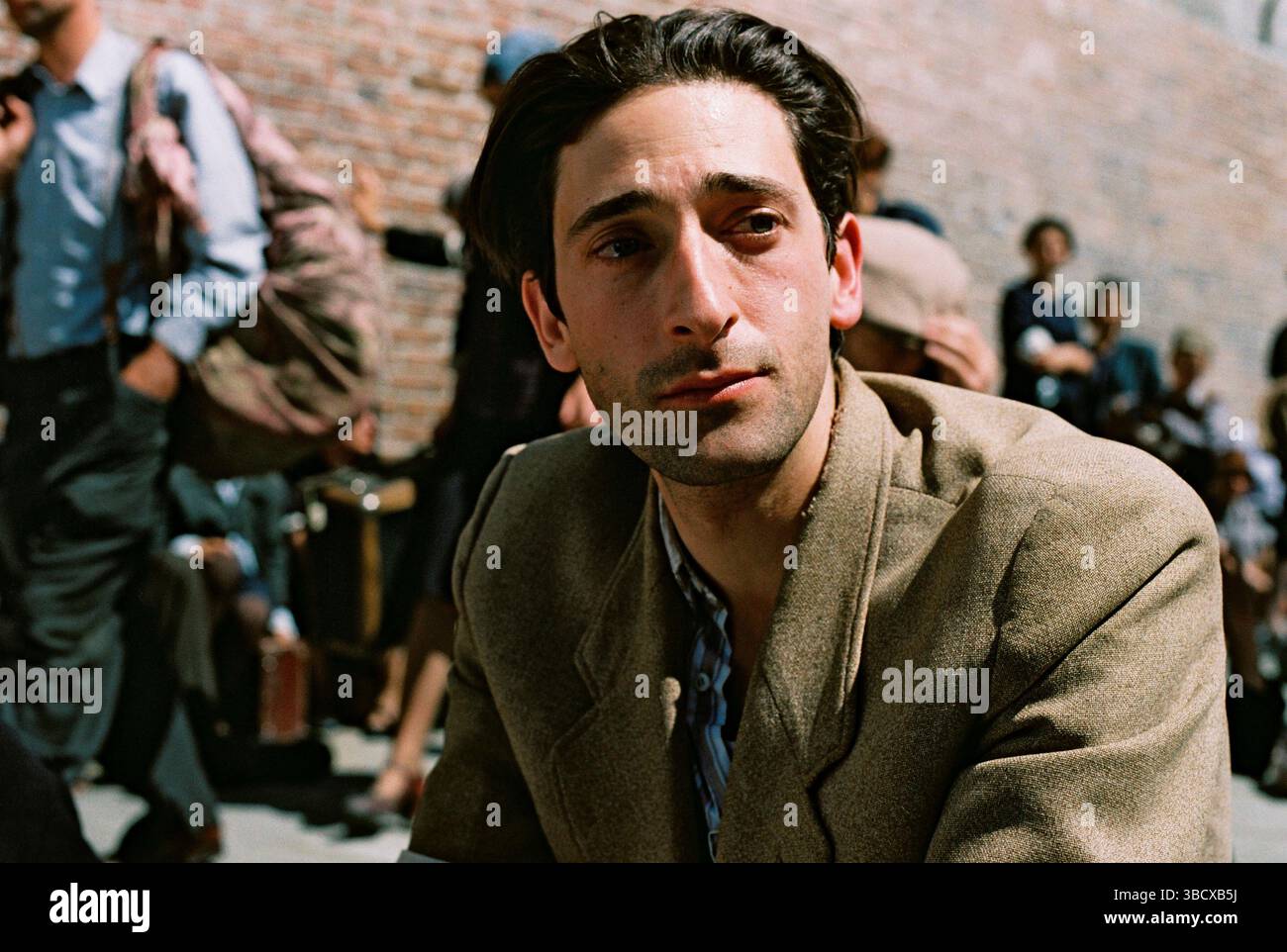 Film Still from "The Pianist" Adrien Brody © 2002 Focus Features Photo: Guy Ferrandis Stock ...
