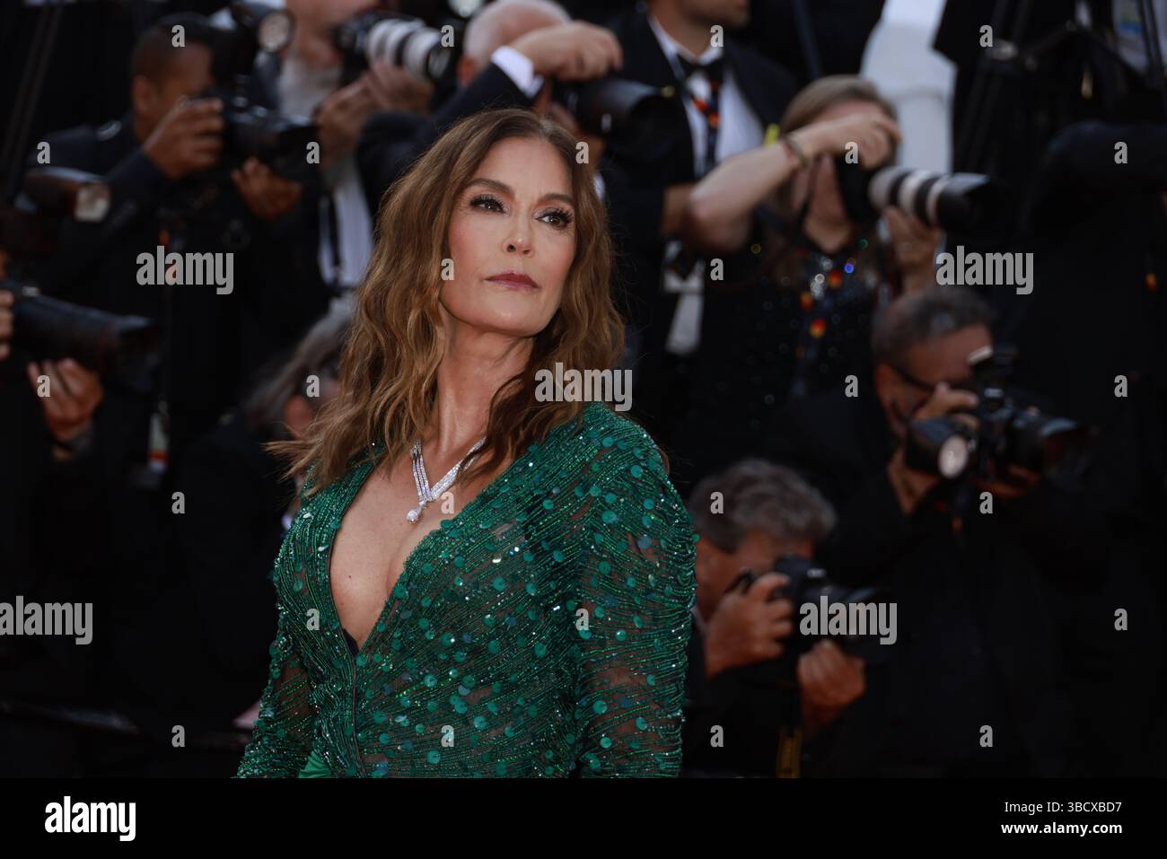 Cannes, France. 21st May, 2025. Teri Hatcher attends the red carpet for ...