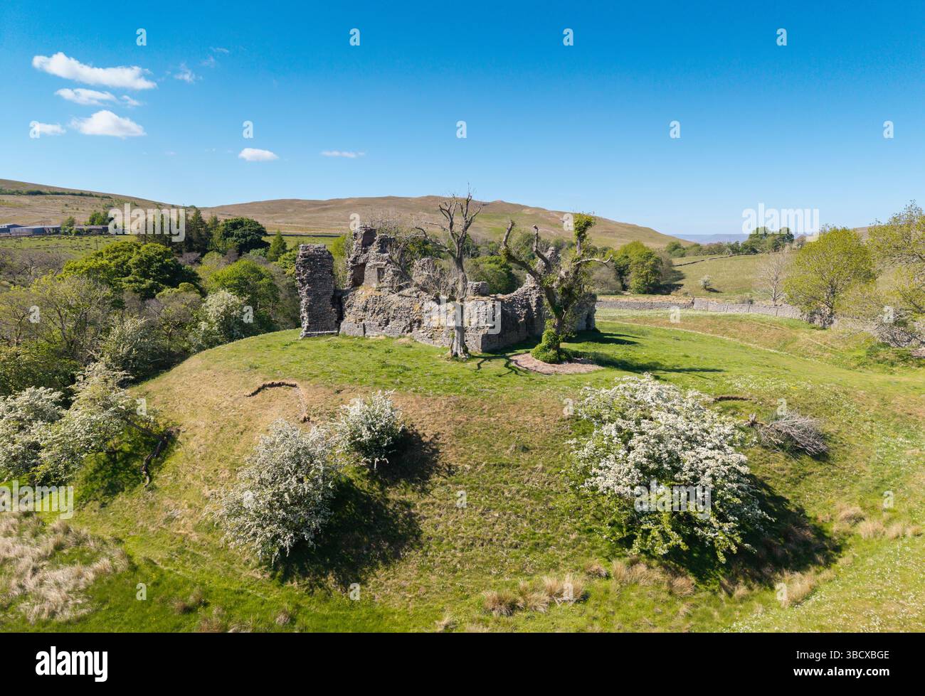 Pendragon Castle, home to Uther Pendragon, the father of the legendry ...