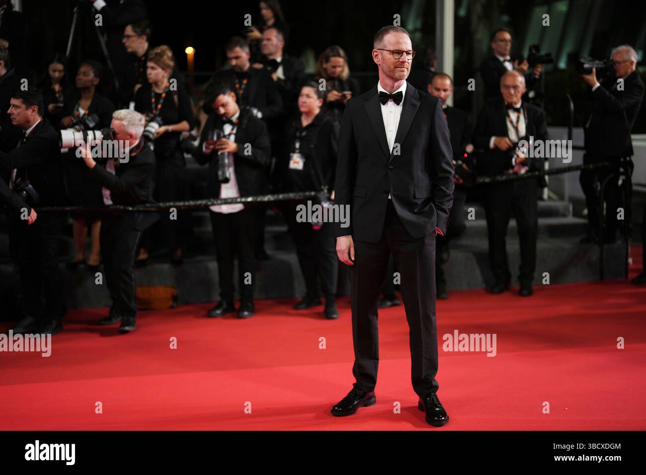 Director Joachim Trier pose for photographers upon departure from the ...
