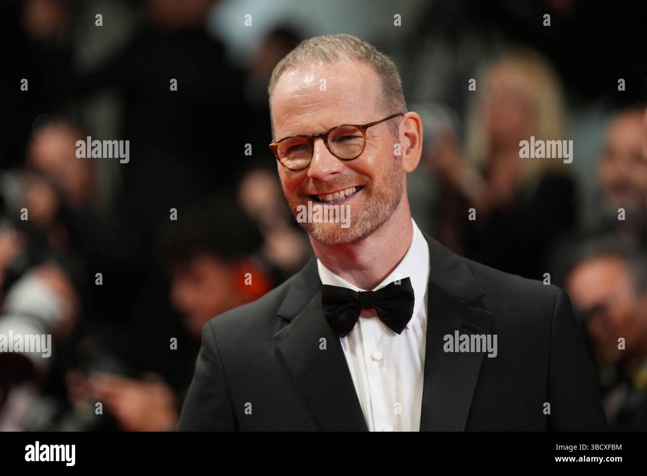 Director Joachim Trier poses for photographers upon departure from the ...