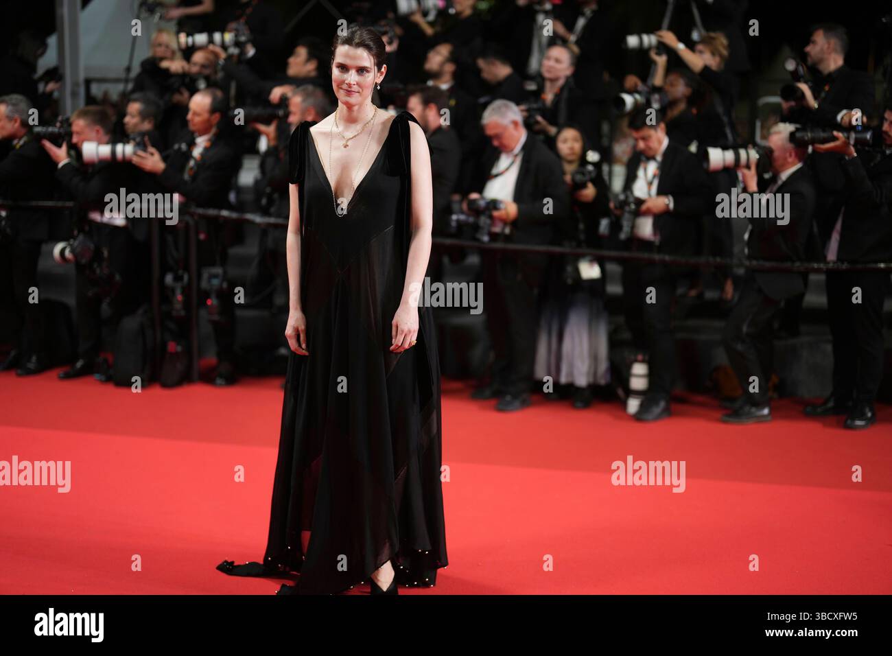 Inga Ibsdotter Lilleaas poses for photographers upon departure from the ...