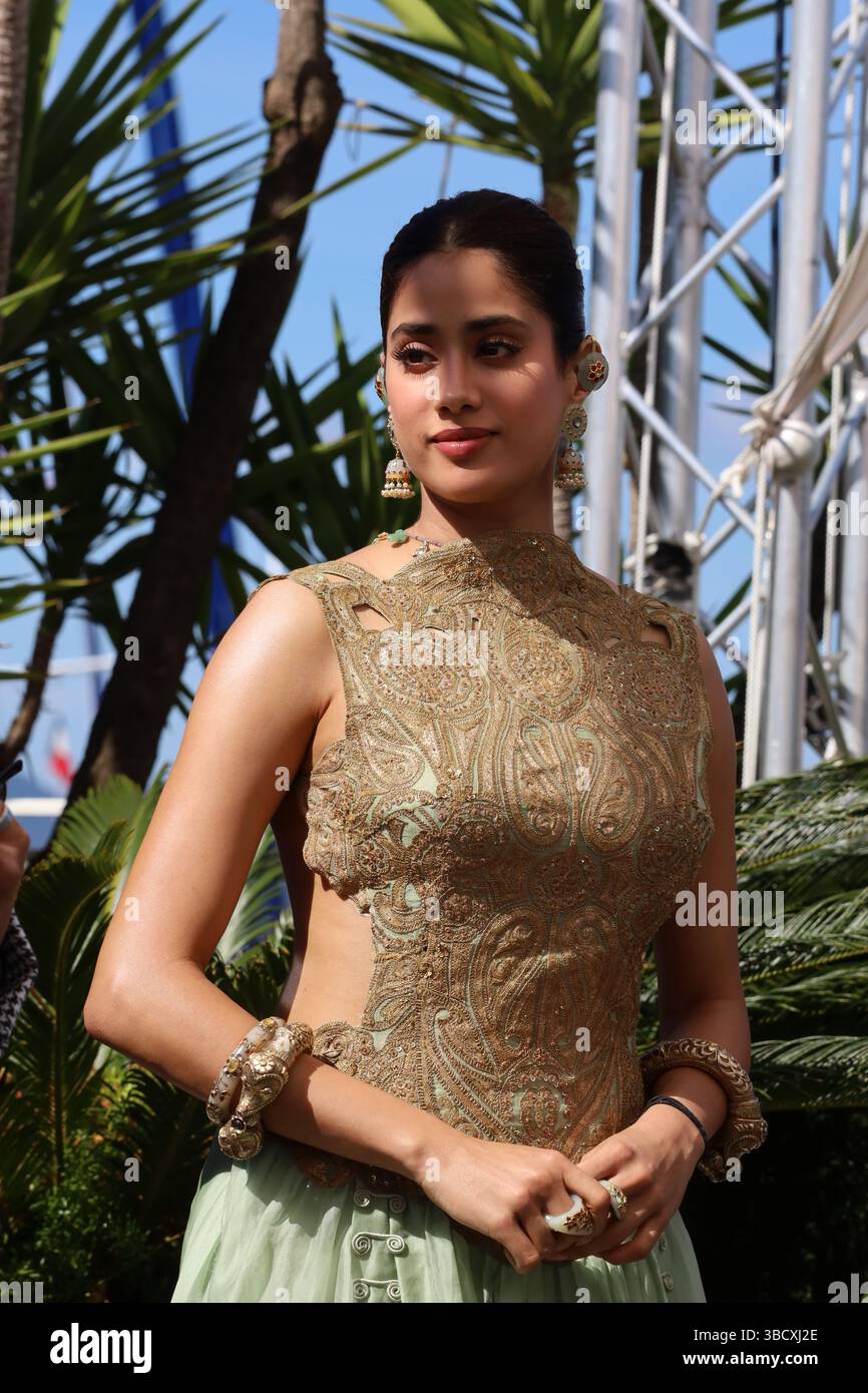 Cannes, France. 21st May, 2025. Janhvi Kapoor at the Homebound film ...