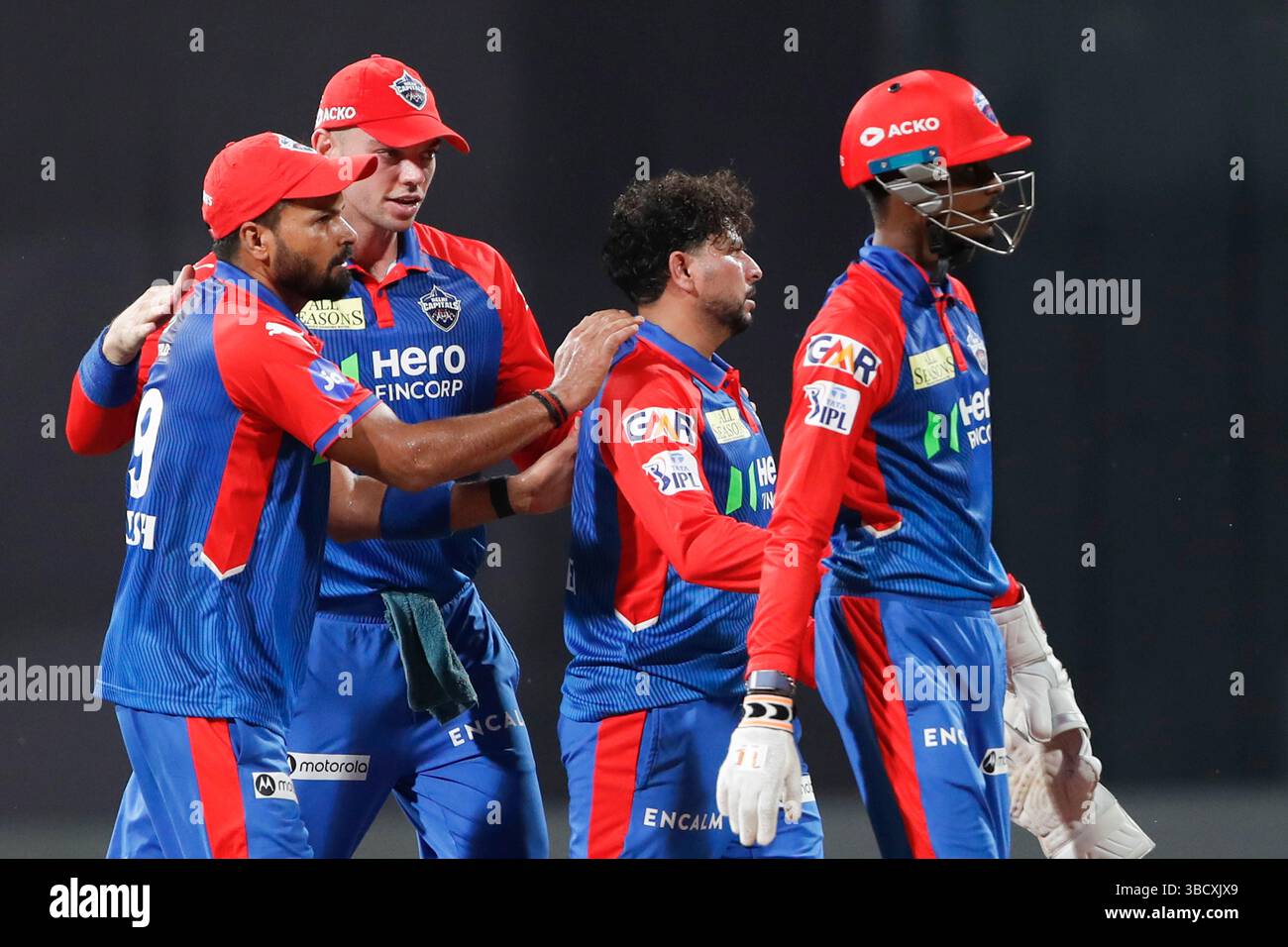 Mumbai, India. 21st May, 2025. MUMBAI, INDIA - MAY 21: Kuldeep Yadav of Delhi Capitals (C ...