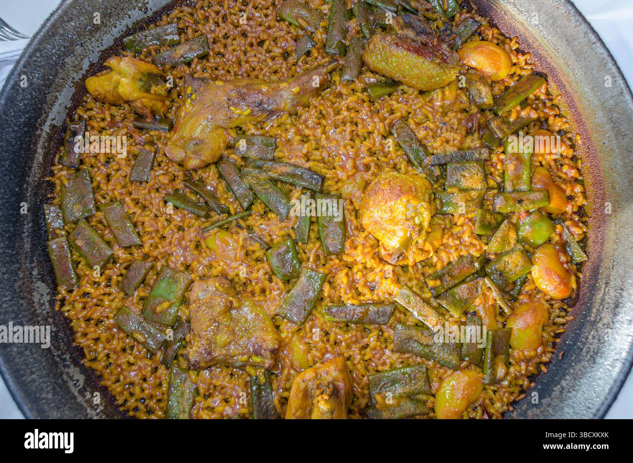 Valencian paella, a typical dish from Valencia, is one of the best ...