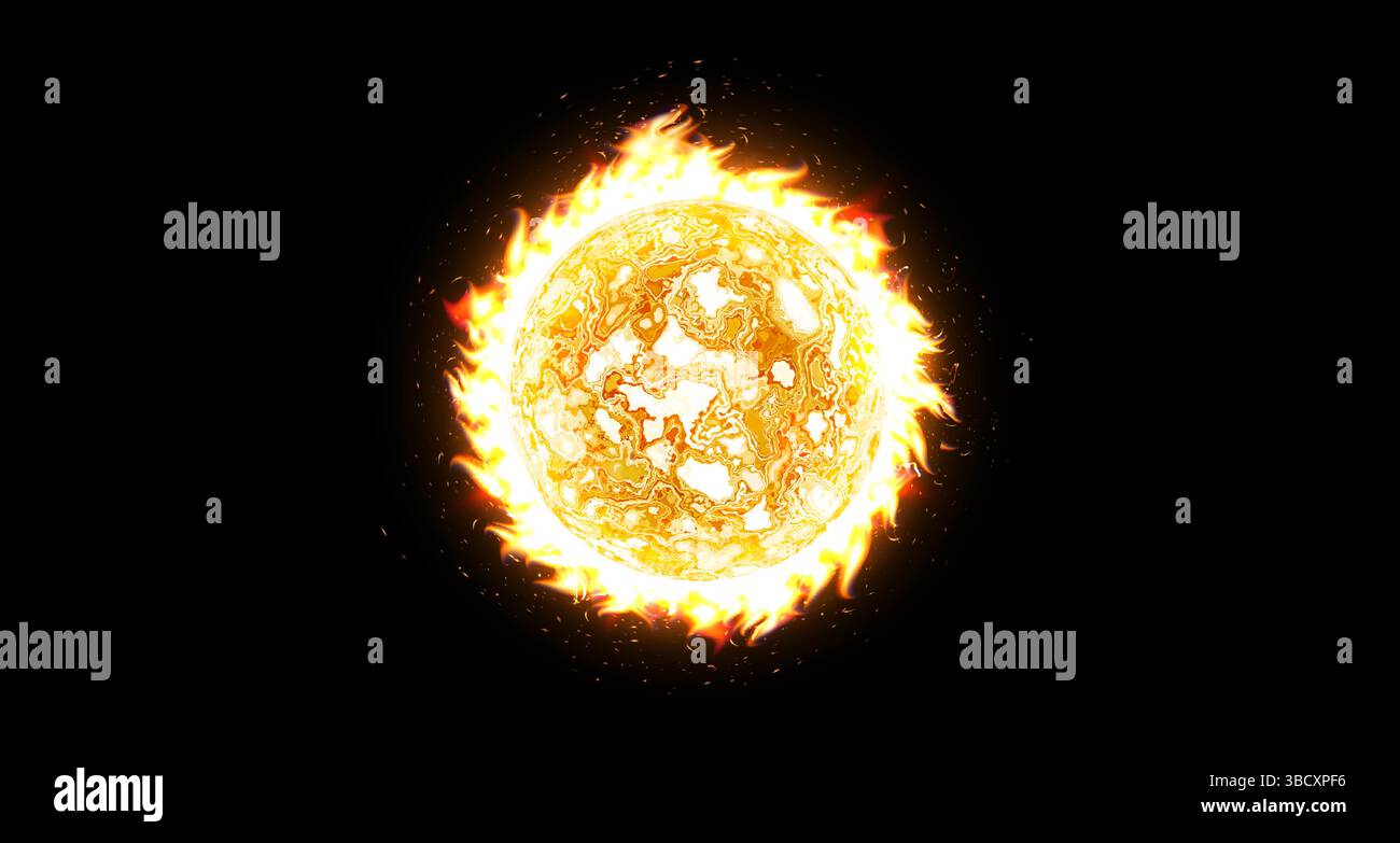 Fire blazing intense flames burning Stock Vector Images - Alamy