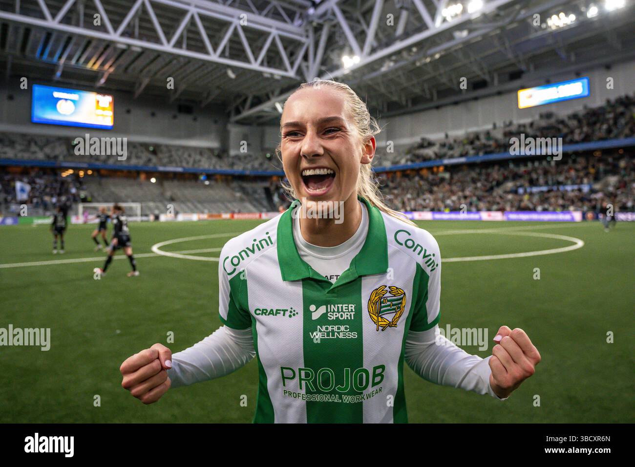 Stockholm, Sverige. 21st May, 2025. 250521 Hammarbys Ellen Wangerheim ...