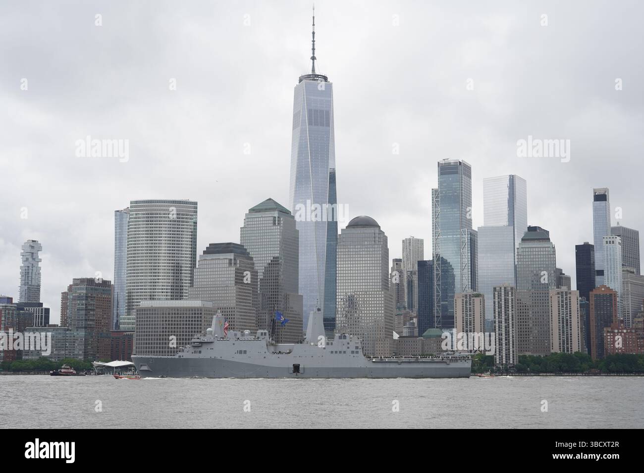 Manhattan, United States. 21st May, 2025. The USS New York (LPD 21 ...