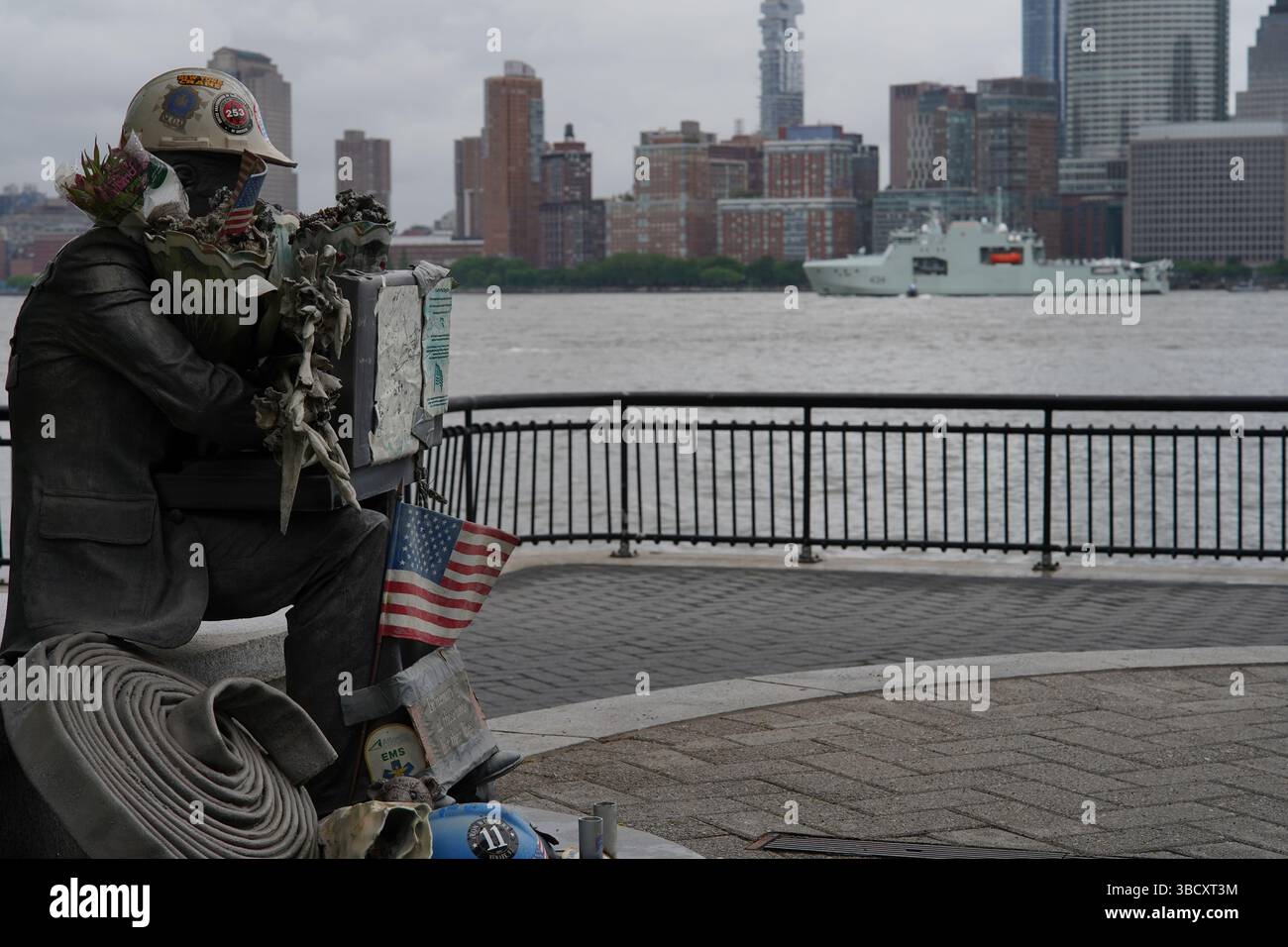 Manhattan, United States. 21st May, 2025. A memorial to September 11th ...