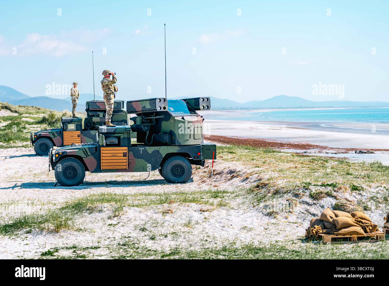 U.S. Army air defenders with 1st Battalion, 57th Air Defense Artillery ...