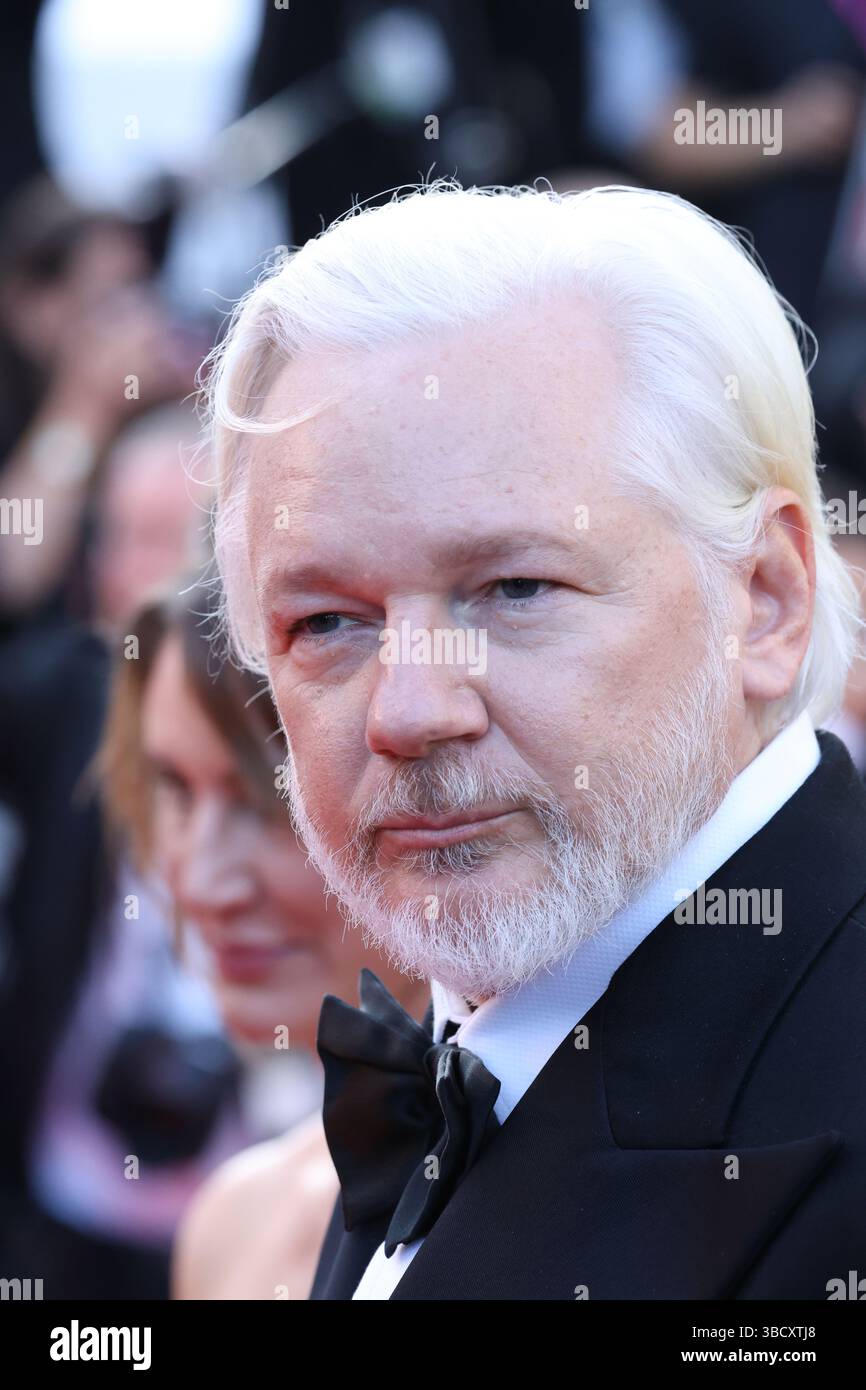 Cannes, France. 21st May, 2025. Julian Assange during the 'The History ...