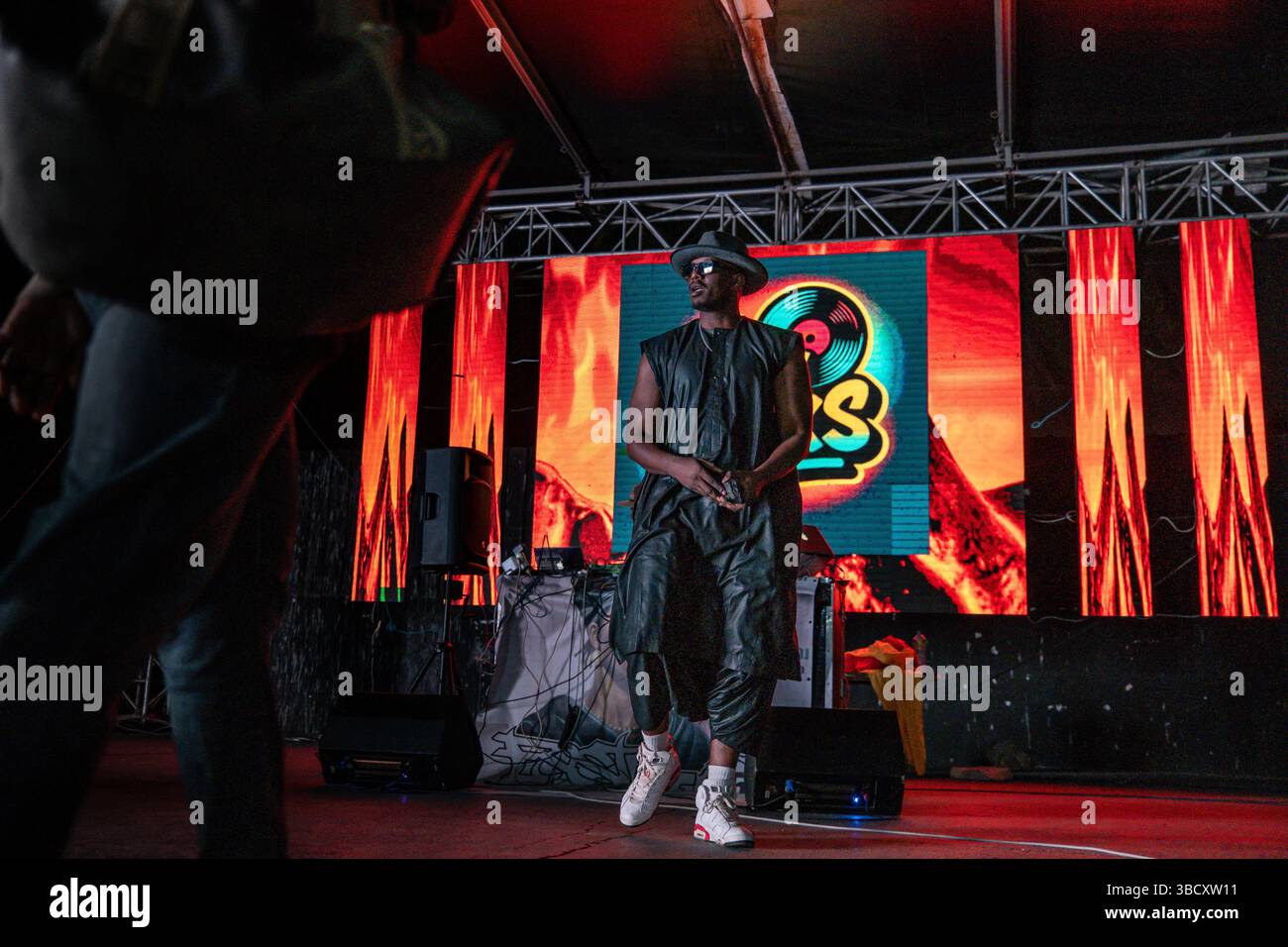 Dakar, Senegal. 18th May, 2025. Artists, singers and rappers compete in ...