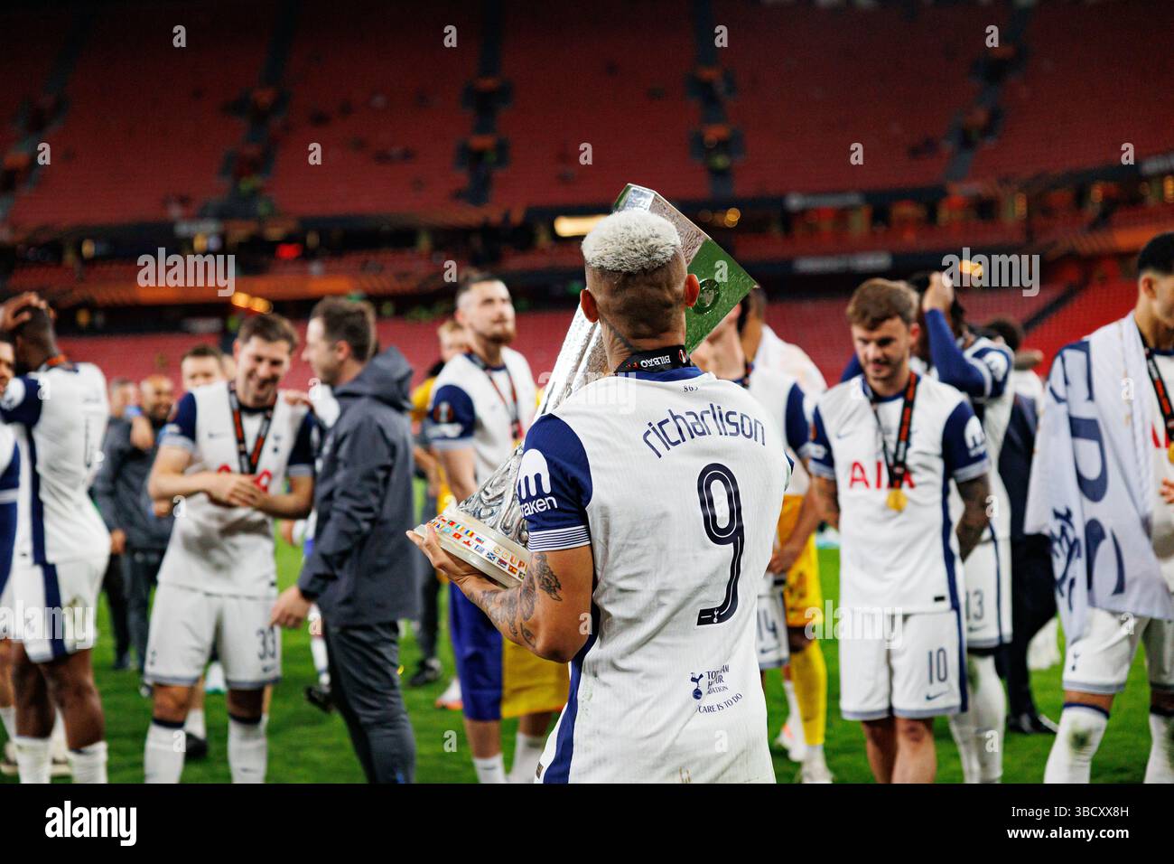 Bilbao, Spain. 21st May, 2025. Richarlison seen during UEFA Europa League 2025 final game ...