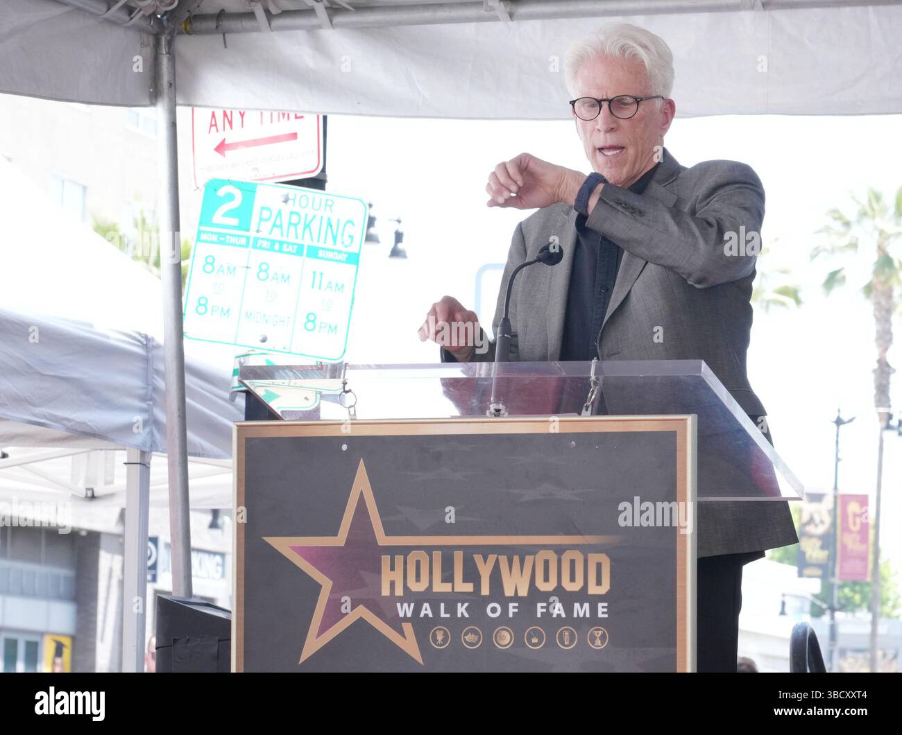 Los Angeles, USA. 21st May, 2025. Ted Danson speaking at the Michael ...