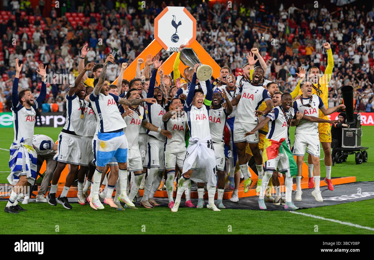 Bilbao, Spain. 21st May, 2025. Manchester United v Tottenham Hotspur ...