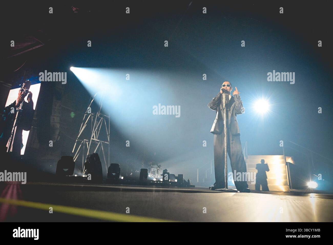 May 21, 2025, Napoli, Italy: Italian singer Mahmood performs live on ...