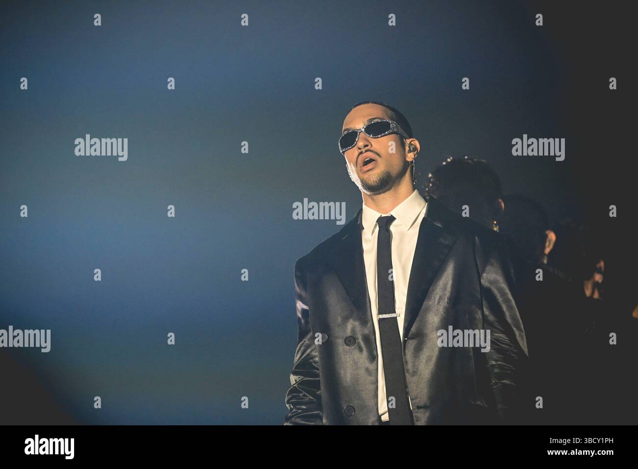 May 21, 2025, Napoli, Italy: Italian singer Mahmood performs live on ...