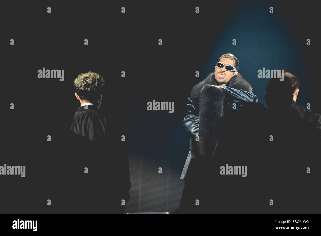 May 21, 2025, Napoli, Italy: Italian singer Mahmood performs live on ...