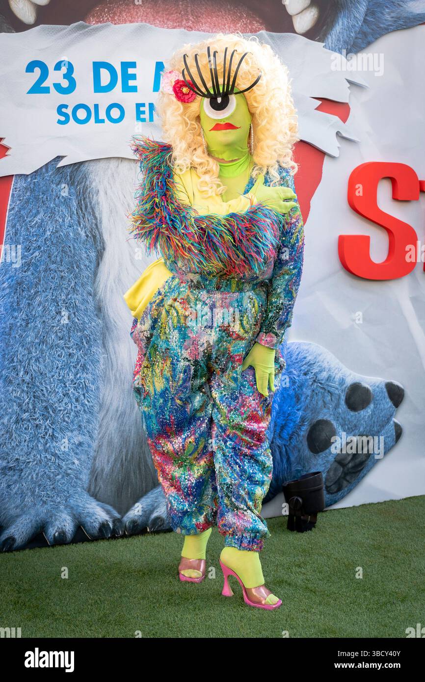 Madrid, Spain. 21st May, 2025. Estrella Xtravaganza attends to ‘Lilo & Stich' Premiere at Callao ...