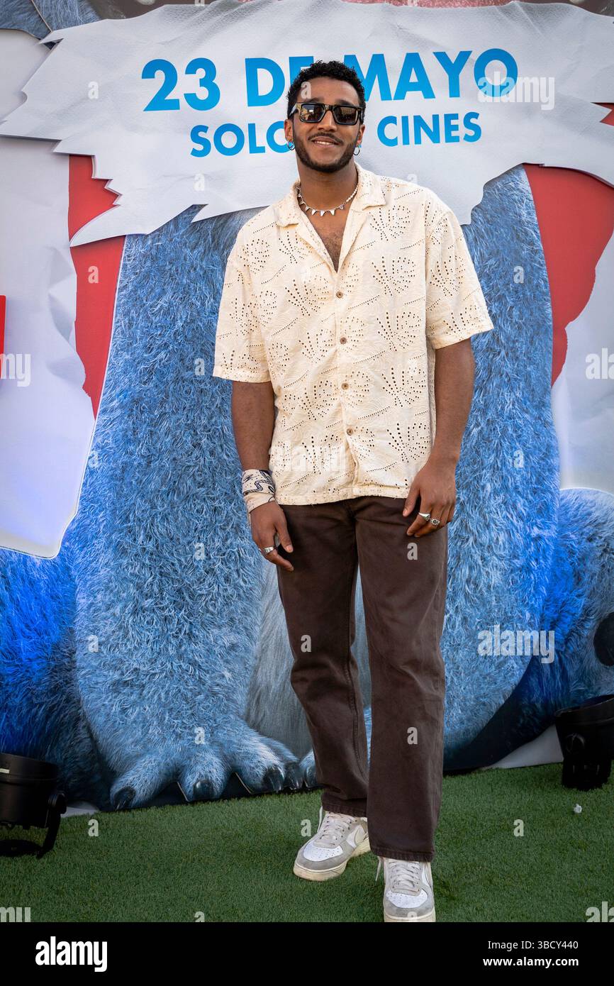 Madrid, Spain. 21st May, 2025. Omar Sambaattends to ‘Lilo & Stich ...