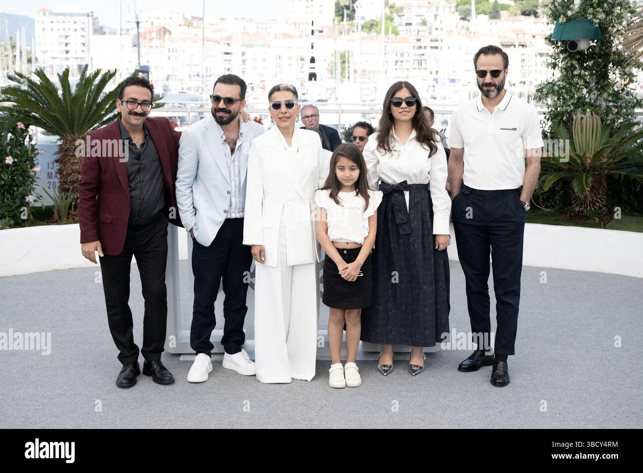 Cannes, France. 21st May, 2025. Vahid Mobasseri, Majid Panahi, Maryam ...