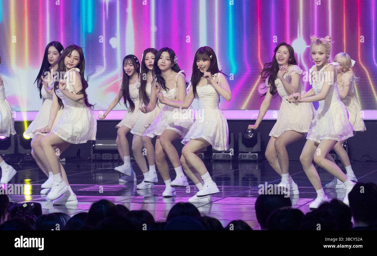 21 May 2025 - Goyang, South Korea : South Korean K-Pop girl group ...