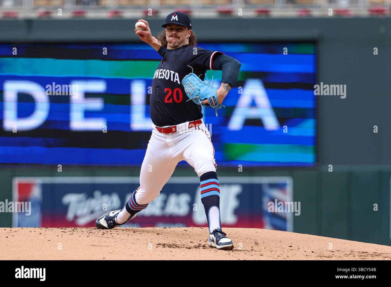 Minneapolis, Minnesota, USA. 21st May, 2025. Minnesota Twins pitcher ...