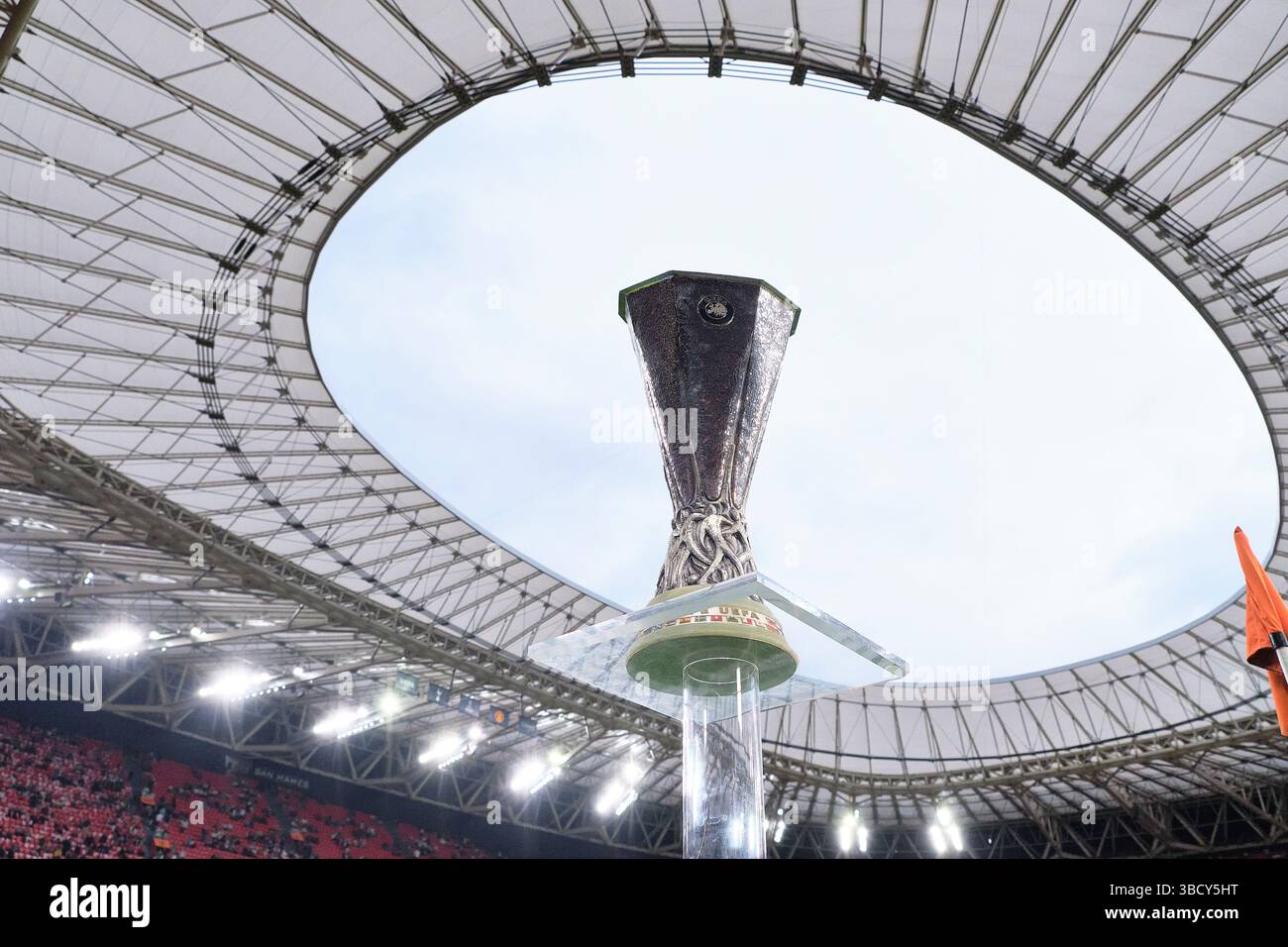 Bilbao, Biscay, Spain - 21st May 2025: UEFA Europa League Trophy in ...
